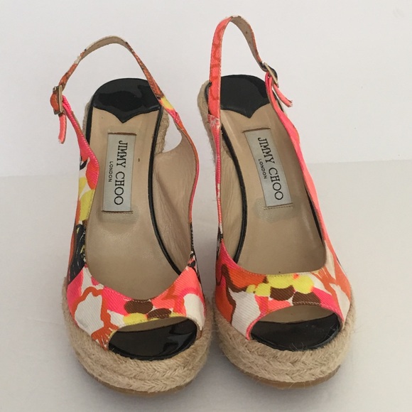 Jimmy Choo | Shoes | Jimmy Choo Authentic Colorful Wedges | Poshmark